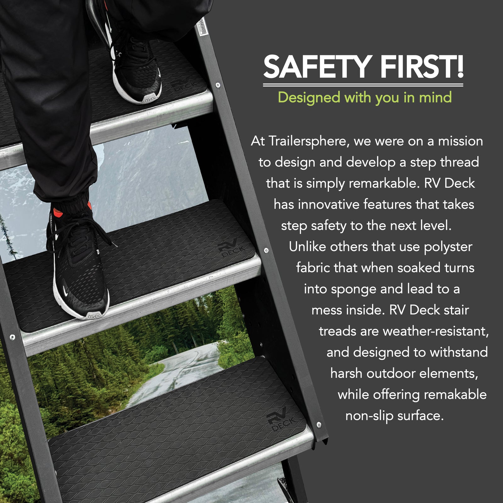 RV Deck - Premium RV Step Covers for Your RV
