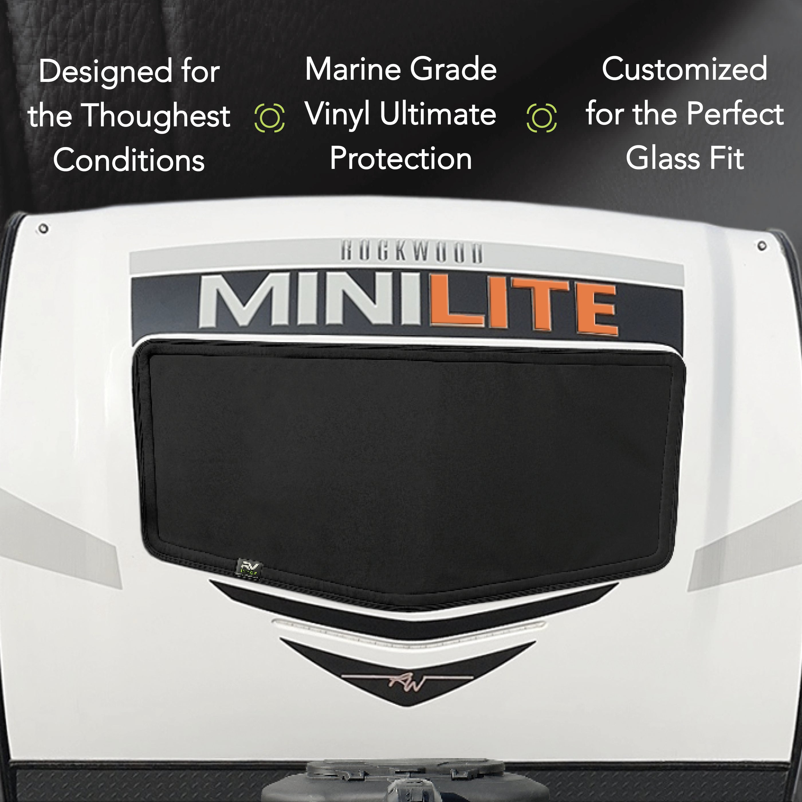 Protect Rockwood Mini Lite Front Window with RV Shady